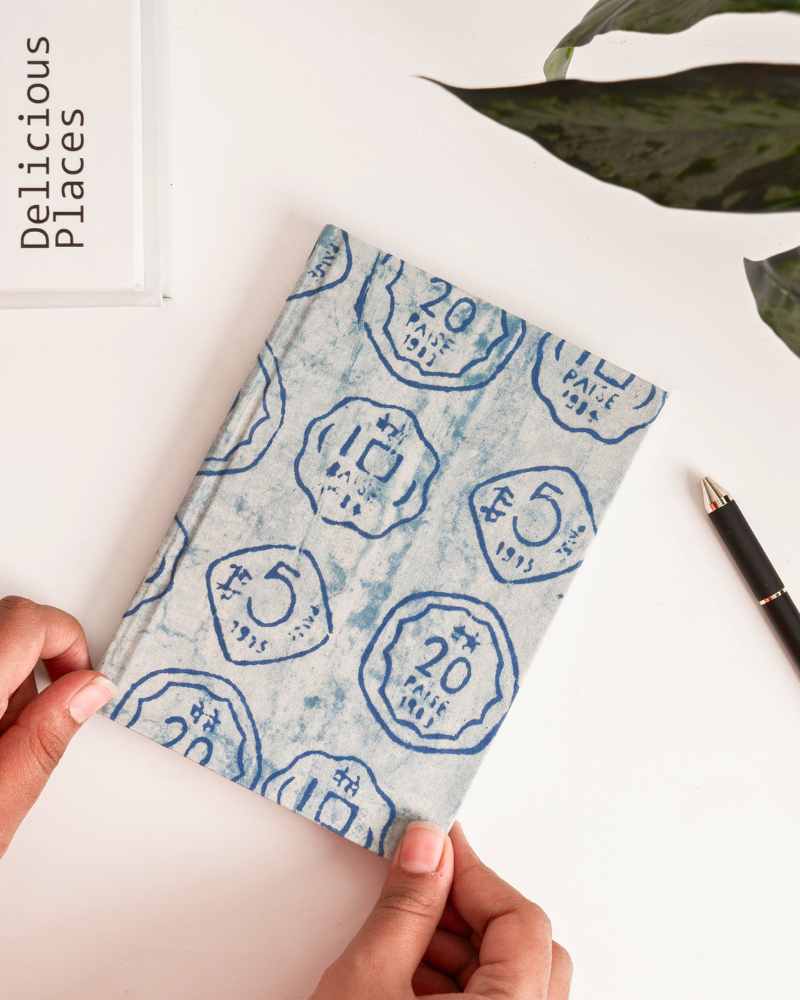 Hello Yellow Retro Rupya Block Print Diary